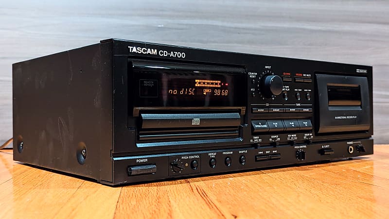Tascam CDA-700/ CD and Cassette Player Combo/ Fully Serviced | Reverb