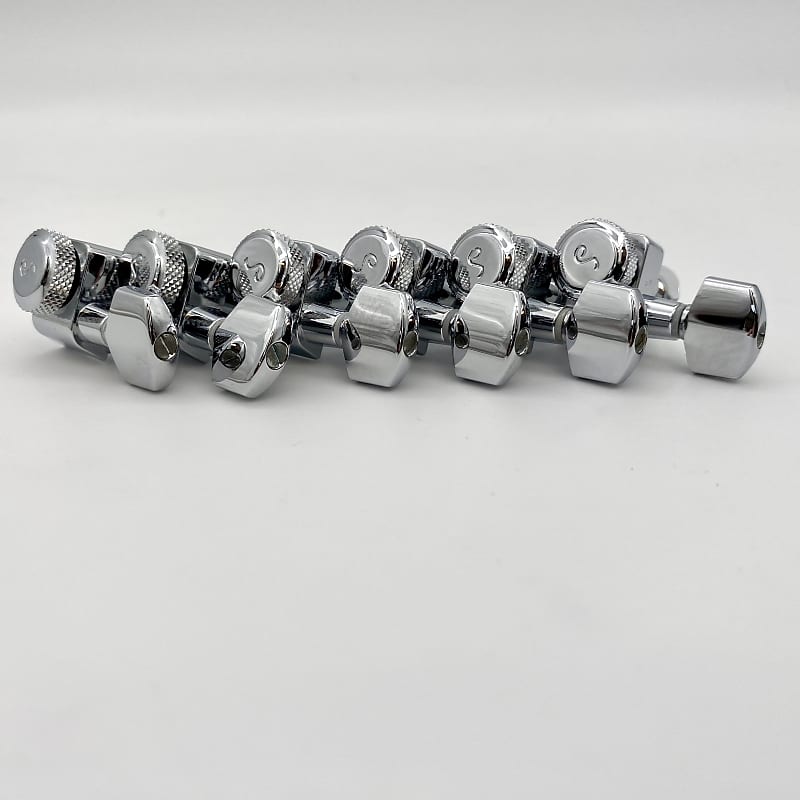 Schaller M6 Locking Tuners 6 In-Line LEFT Handed Pin Mount | Reverb