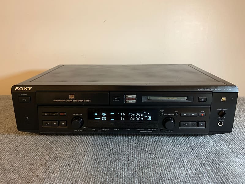 Sony MXD-D3 Compact Disc & Minidisc Deck | Reverb