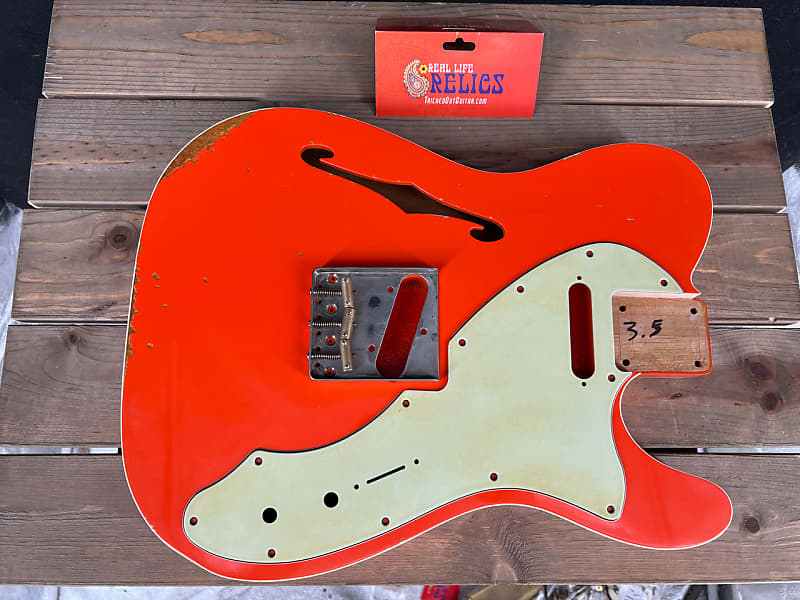 Real Life Relics Nitro 69 Thinline Tele® Telecaster® Body | Reverb