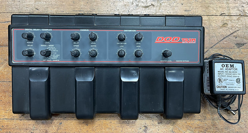 DOD TR3M Metal Guitar Multi-Effects Processor Pedal 1993 | Reverb