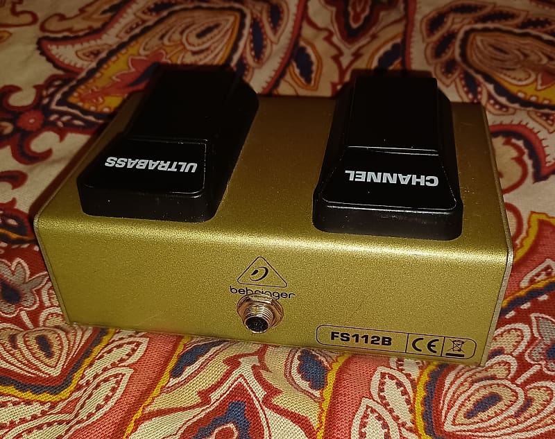 Behringer FS112B Foot Switch / Modified with Stereo Jack | Reverb