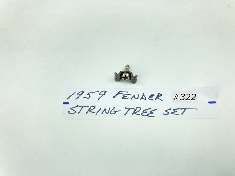 1959 Fender String Tree with Mounting Screw #322 Original | Reverb