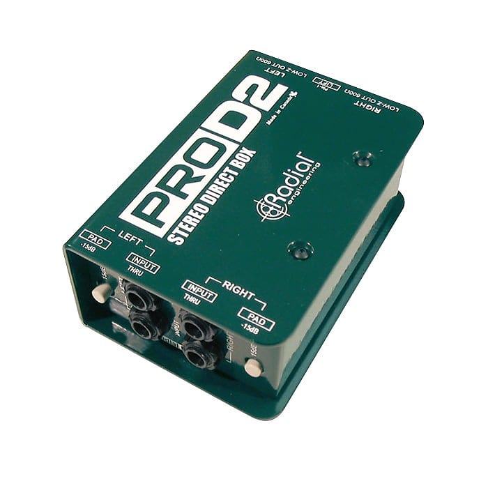 Radial ProD2 Stereo Direct Box | Reverb