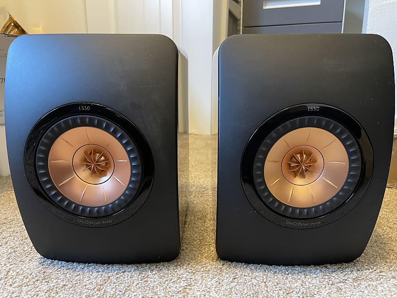 KEF LS50 Wired Black | Reverb