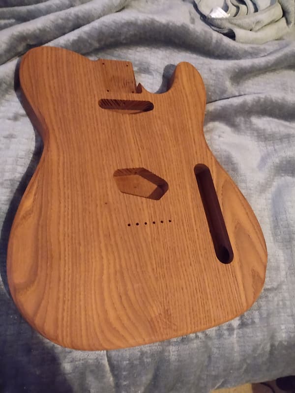 Custom Roasted Ash Telecaster Body 2022 Unfinished | Reverb