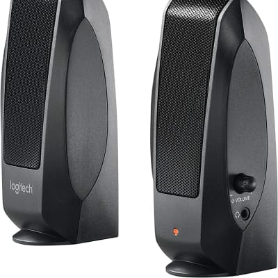 Logitech S120 2.0 Stereo Speakers, Black | Reverb