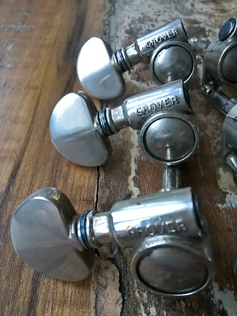 Vintage Grover Rotomatics 1968 Aged Nickel - Top Condition | Reverb