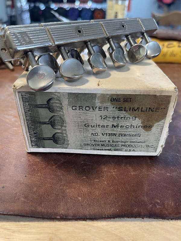 1960s Grover Slimline 12-String Nickel NOS | Reverb