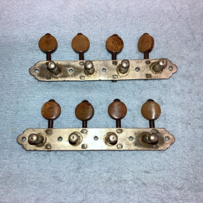 Mandolin Tuners Late 1800s Wooden buttons | Reverb