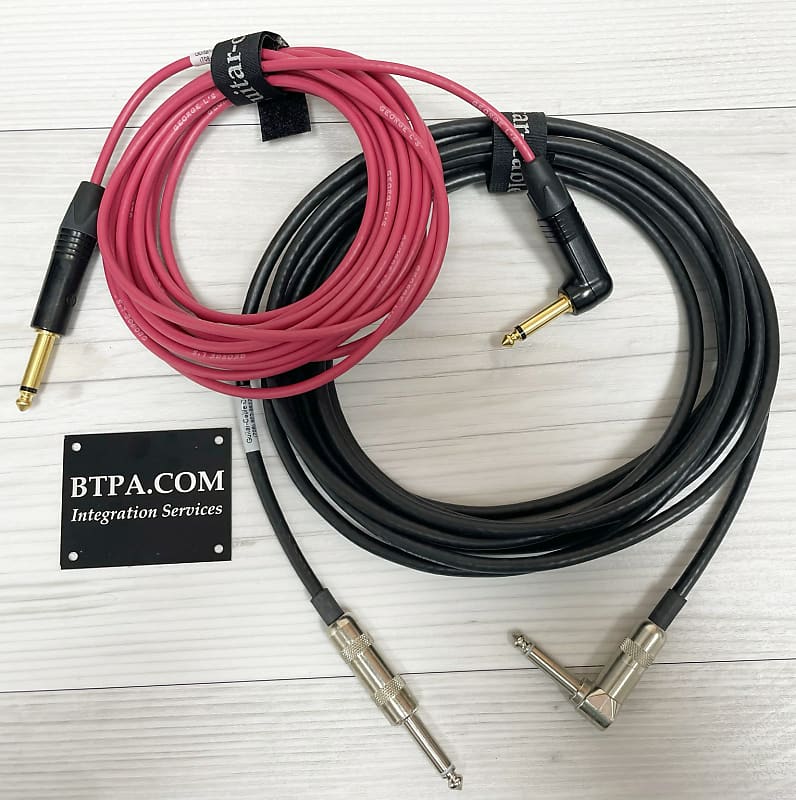 Best-Tronics Pro Audio Soldered George L's Cable Pair | Reverb