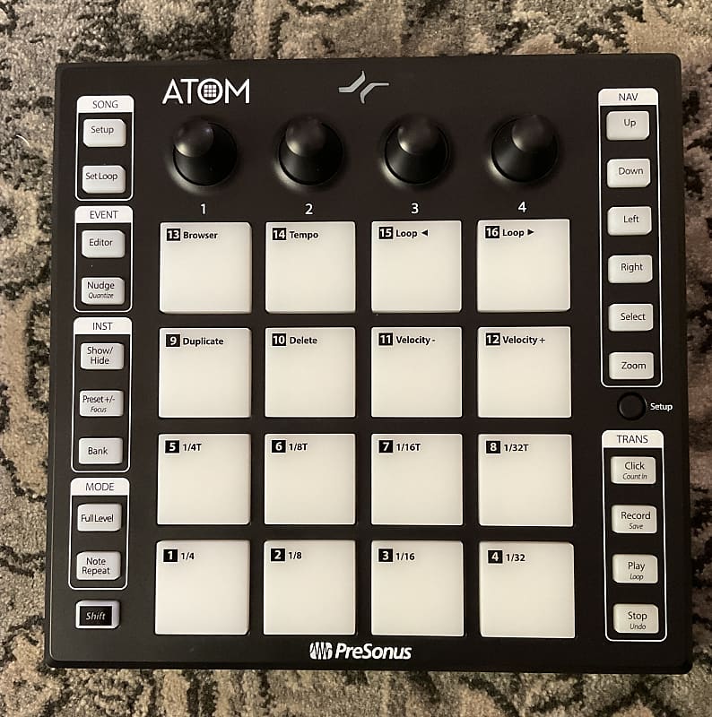 PreSonus ATOM Production and Performance Pad Controller | Reverb