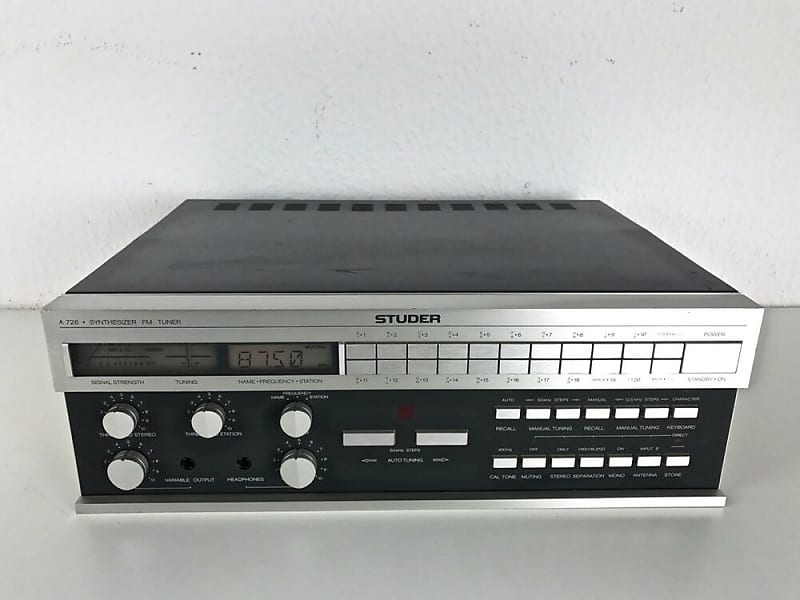 Used Studer A726 Tuners for Sale | HifiShark.com