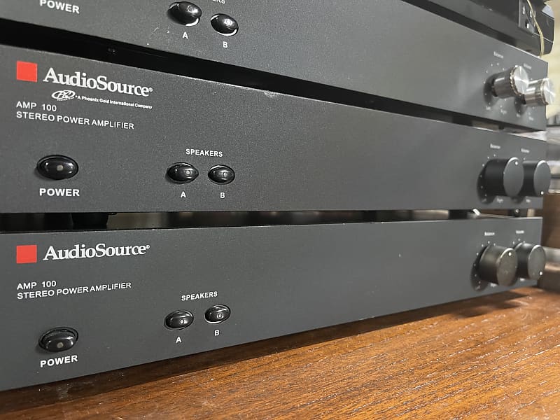 AudioSource Amp 100 (50wx4/160w bridged) amplifier/preamp | Reverb