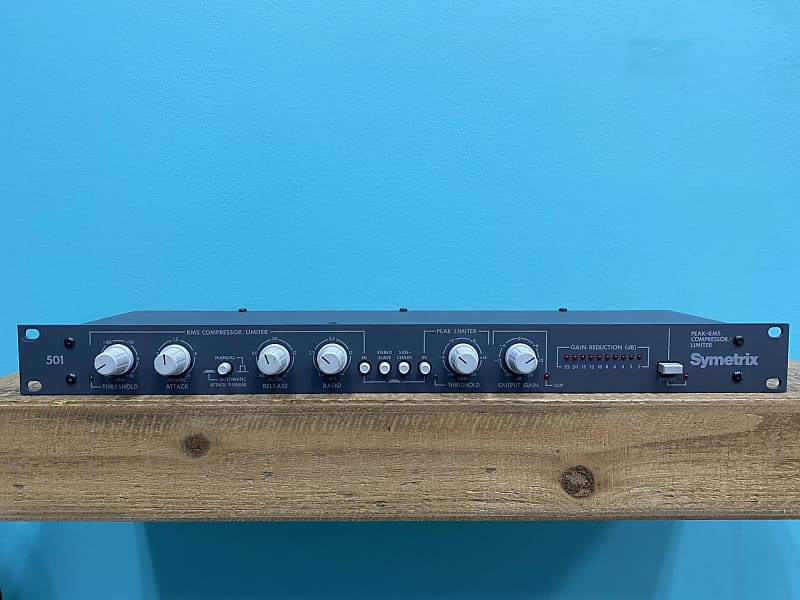 Symetrix 501 Rack Mount Peak-RMS Compressor / Limiter - Used | Reverb