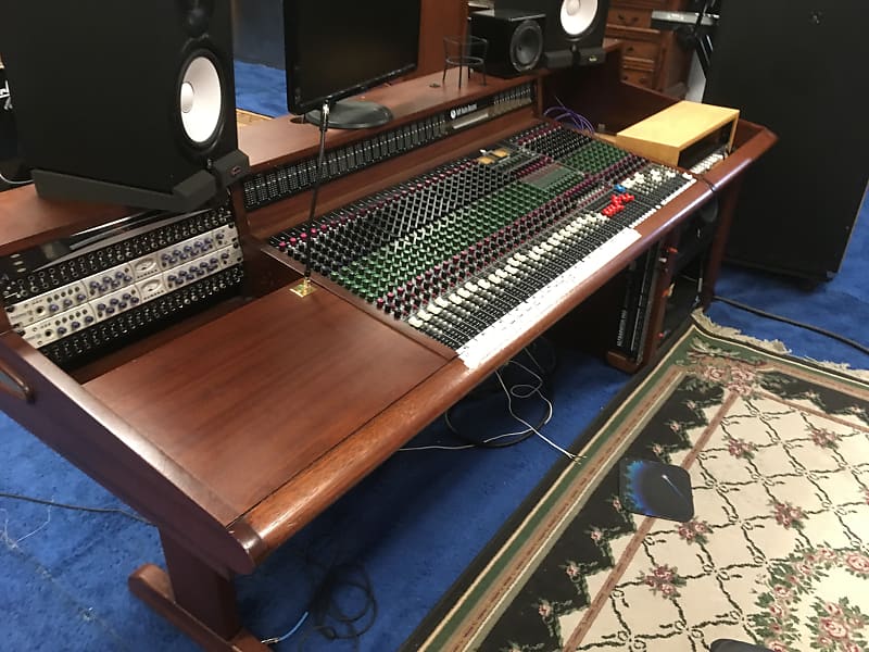 Toft ATB 32 console with desk and meter bridge | Reverb