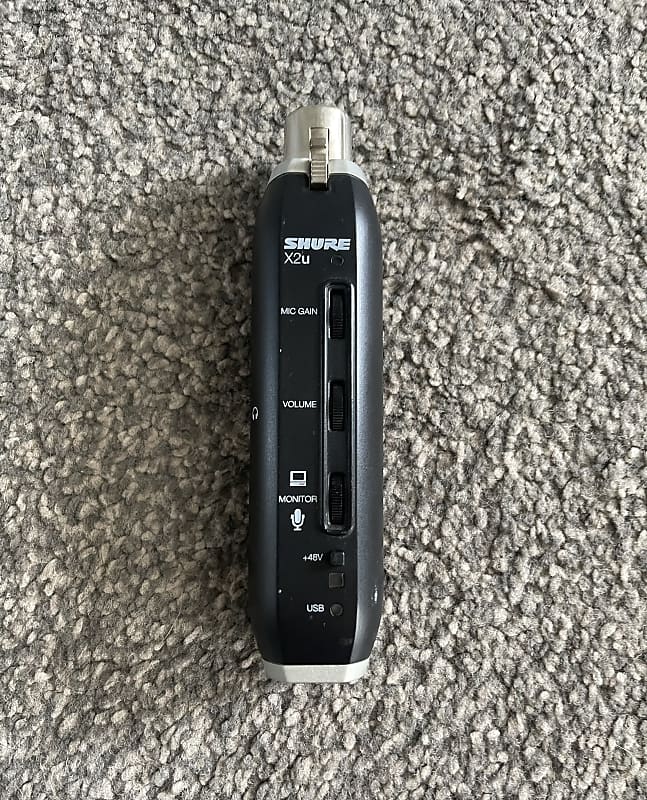 Shure X2u XLR to USB Microphone Signal Adapter | Reverb