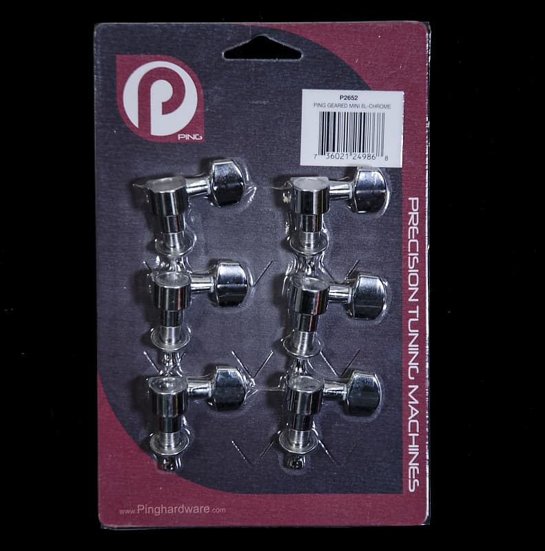 Ping 2652 Geared Mini GL Chrome Tuning Machines | Reverb