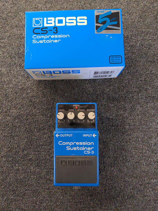 Used Boss COMPRESSION SUSTAINER CS-3 | Reverb