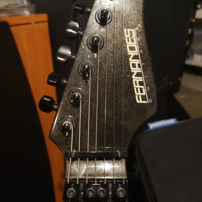 Fernandes Revolver 7 Pro w Sustainer 2002 Black Metallic | Reverb