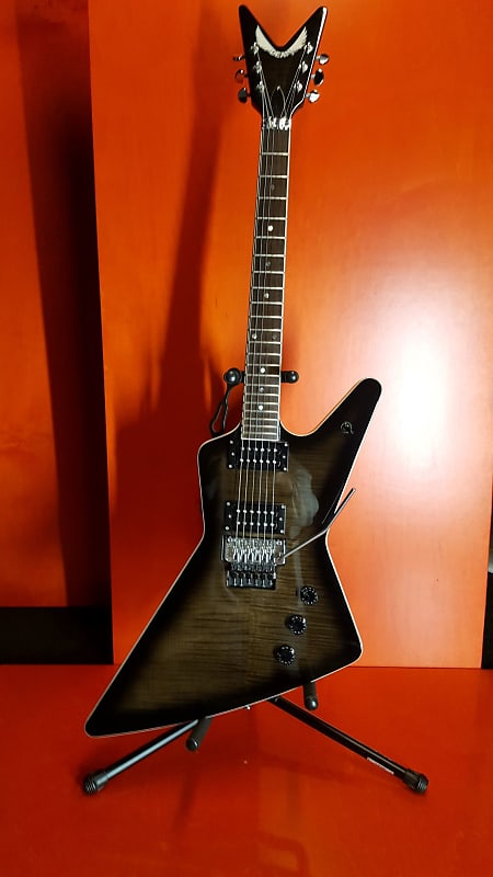 Dean Z - Explorer W/ Floyd Rose charcoal burst | Reverb