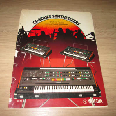 Yamaha CS Series Synthesizers Catalog– 1978 - Original Ultra | Reverb