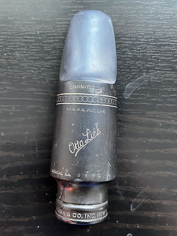 Original Otto Link Slant Signature New York eburnated bar | Reverb