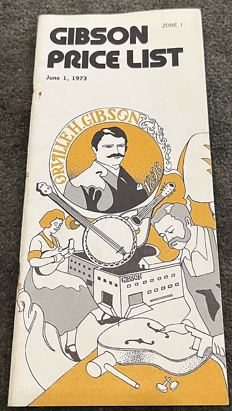 Gibson Price List 1973 | Reverb