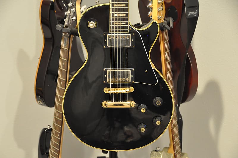 Hohner Les Paul Custom 1970’s Black beauty Vintage with Brand | Reverb