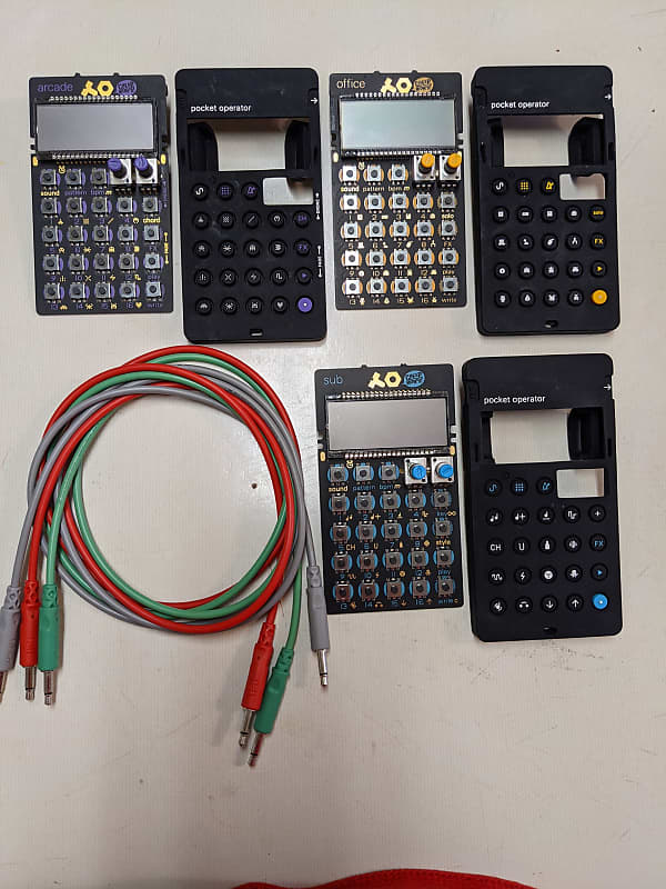 Teenage Engineering: Pocket Operator Bundle w/Cases | Reverb