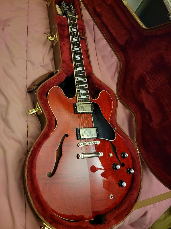 Gibson ES-335 Block 2020 - Present - Figured Sixties Cherry | Reverb