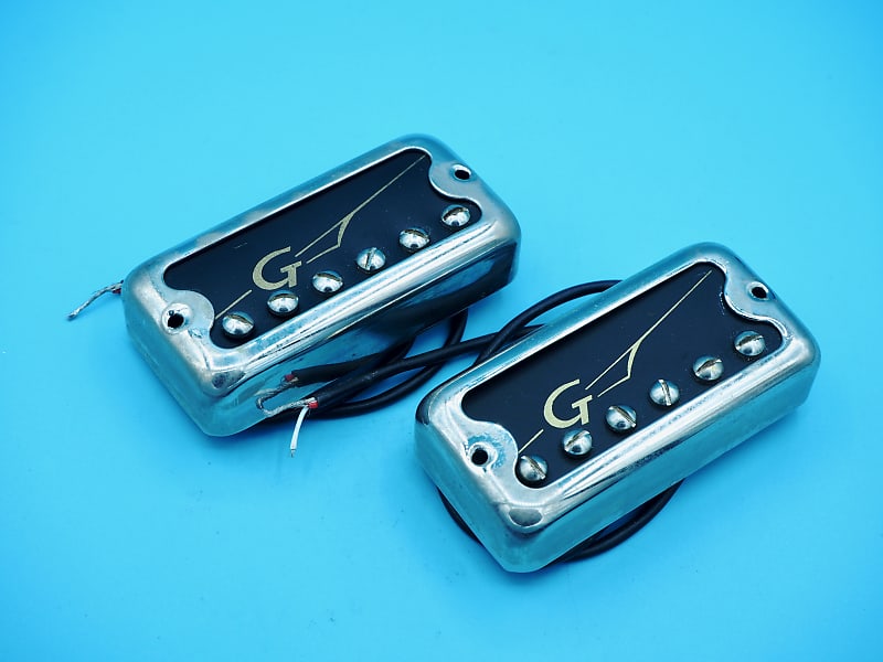 Gretsch HiloTron Single Coil Pickup Pair w/ Nickel Surrounds, | Reverb