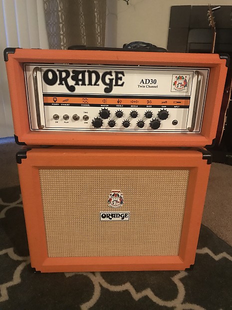 Orange AD30 HTC w/ 1x12 cab, footswitch and covers | Reverb