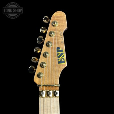 ESP USA M-II Tiger Eye Sunburst Flamed Maple Floyd Rose SD2 | Reverb