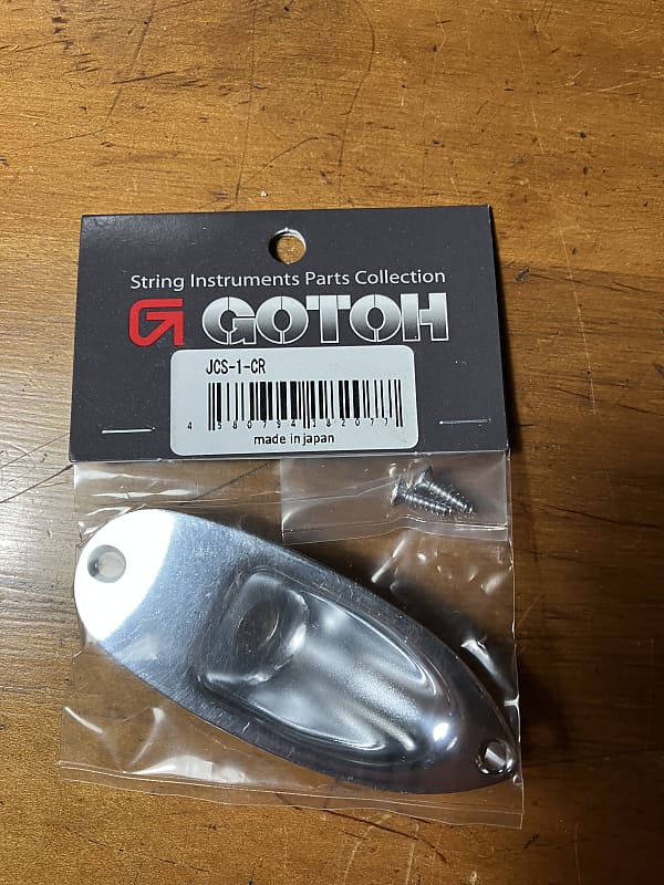 Gotoh Stratocaster Input Jack Plate 2024 - Chrome | Reverb