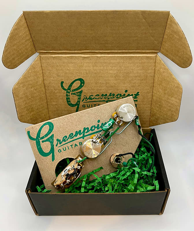 Greenpoint TELECASTER 50’s harness 250K audio solid or split | Reverb