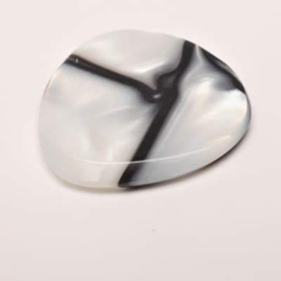 Dell Arte Black & White Kirinite Gypsy jazz pick KN003 | Reverb