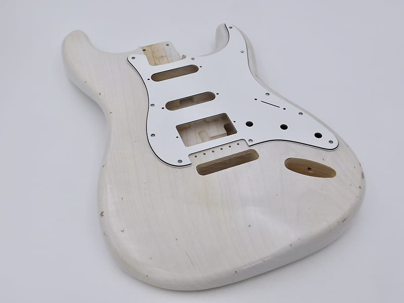 3lbs 6oz BloomDoom Nitro Lacquer Aged Relic 1 PIECE White | Reverb