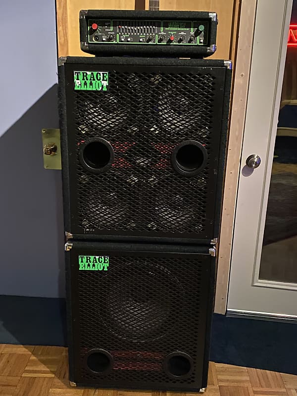 Trace Elliot Ported 1x15 Bass Cab - Black & Green | Reverb