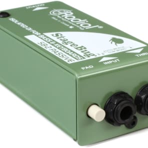 Radial StageBug SB-2 1-channel Passive Instrument Direct Box | Reverb