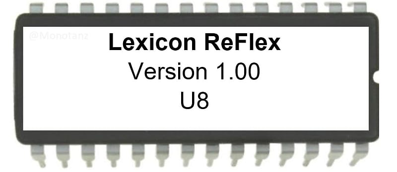 Lexicon ReFlex - Version 1.00 Factory OS Eprom Rescue repair | Reverb