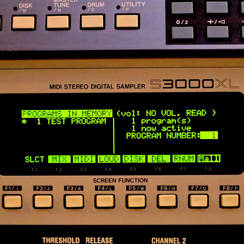 Akai S 3000 Serie LED Display Lemon/Black | Reverb Australia