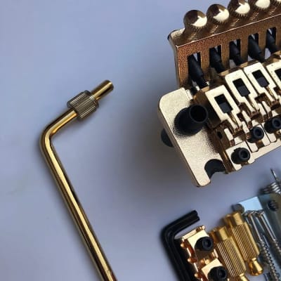 Floyd Rose II Bridge Tremolo System in Gold | Reverb