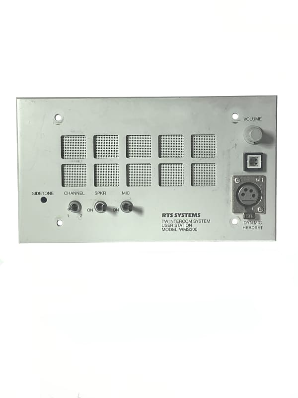 RTS WMS300 Wall Mount Speaker User Station | Reverb