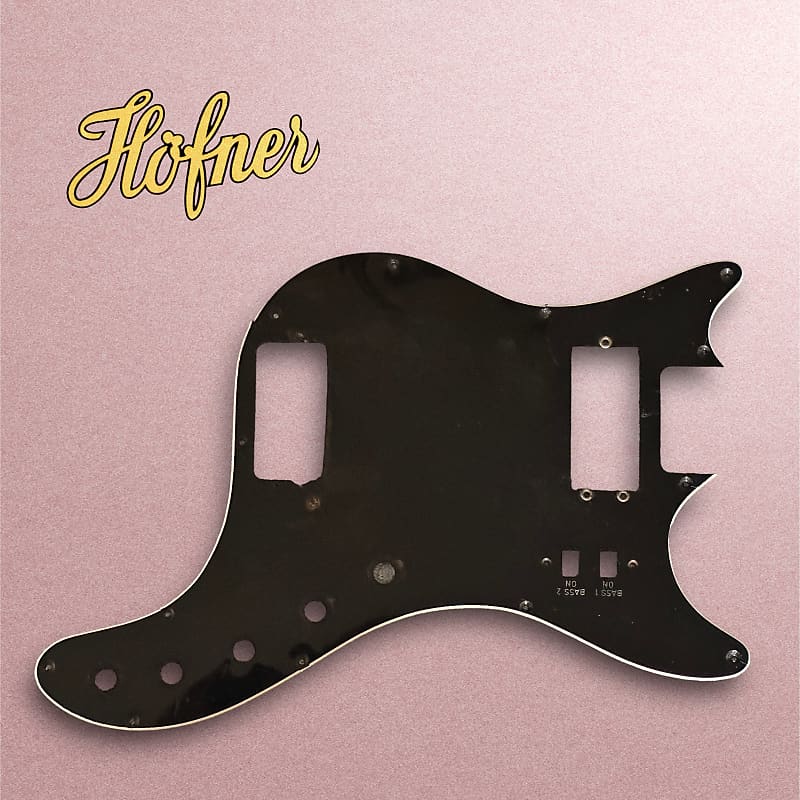 Hofner Scratchplate 185 1960's - Black | Reverb