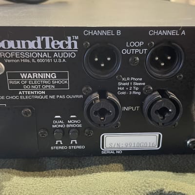 SoundTech Power Source PS1602 1600W Stereo Power Amplifier | Reverb