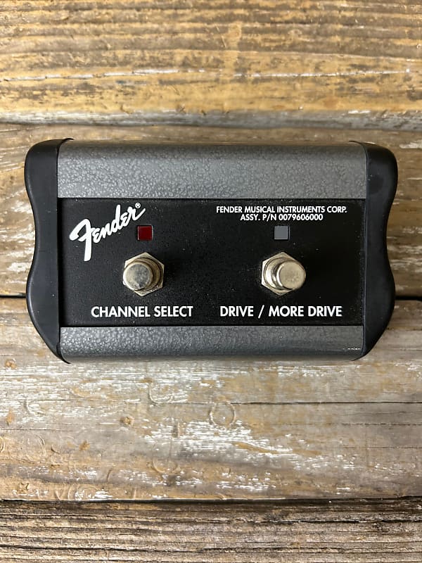 Used Fender 2-Button 3-Function Footswitch: Channel-Gain-More | Reverb