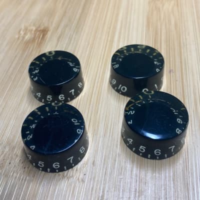 Gibson Vintage Black Barrel Speed Knobs Les Paul ES SG 1967 | Reverb