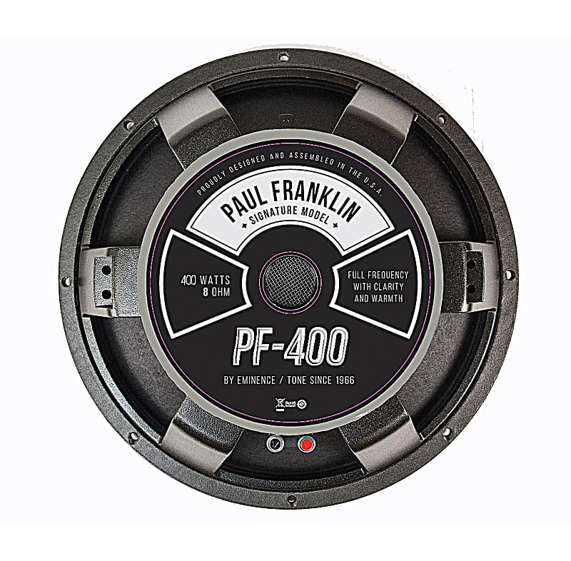 Eminence 15" 8 ohm 400 Watt Signature Guitar Speaker - PF400 | Reverb