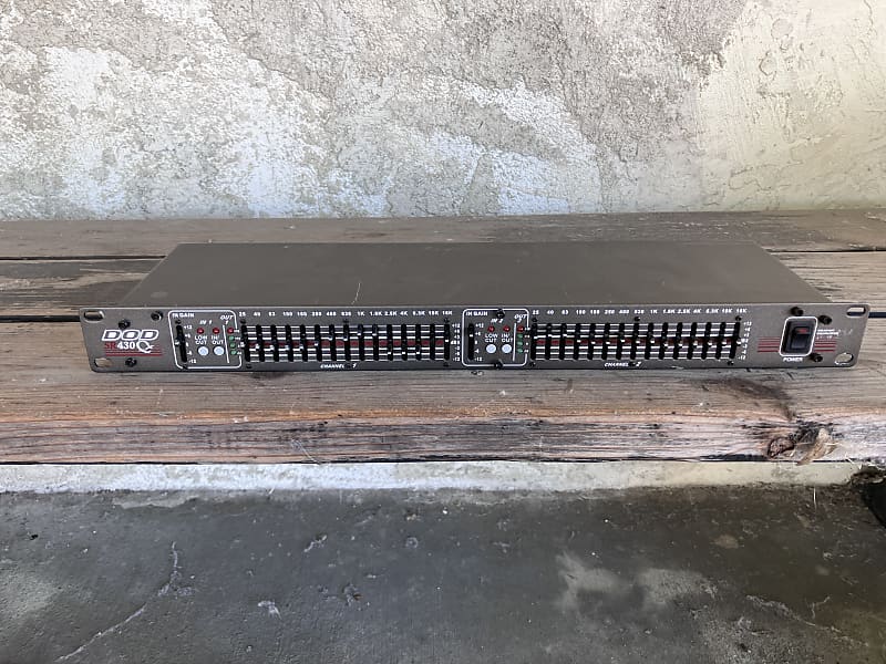 DOD 430Qx Graphic Equalizer Rack Mount - black | Reverb